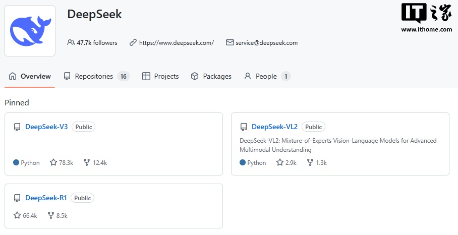 新王诞生：DeepSeek 双模型 GitHub Star 数首次超越 OpenAI 创造历史 - AI - JQman