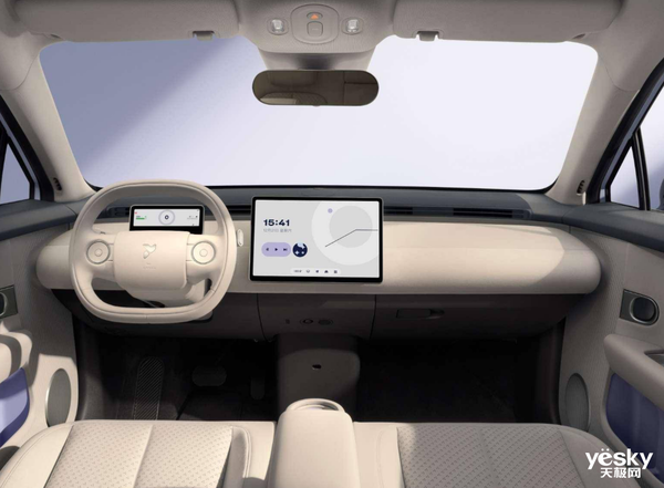 蔚来萤火虫内饰首发：极简沉浸座舱+大空间 比宝马MINI强 - 智能汽车 - JQman